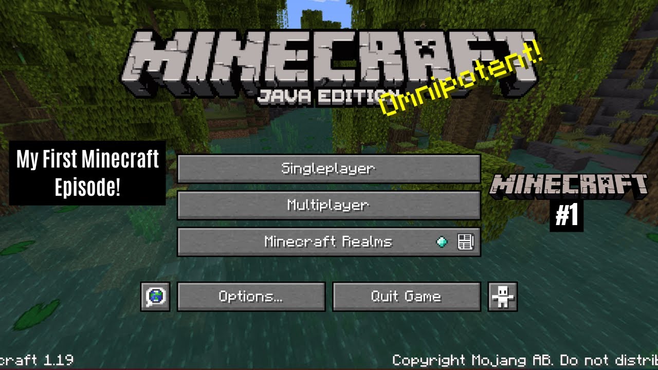 My First Minecraft Episode! (#1) - YouTube