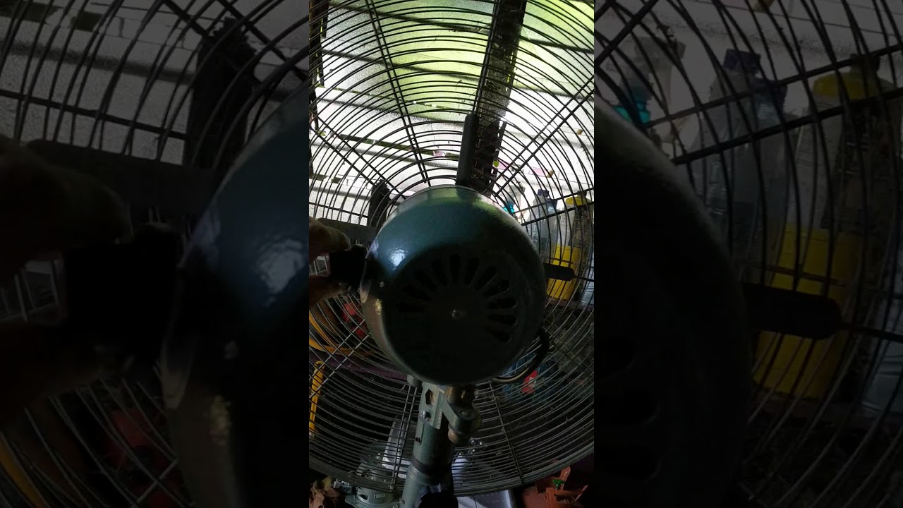 Industrial fan repair - YouTube