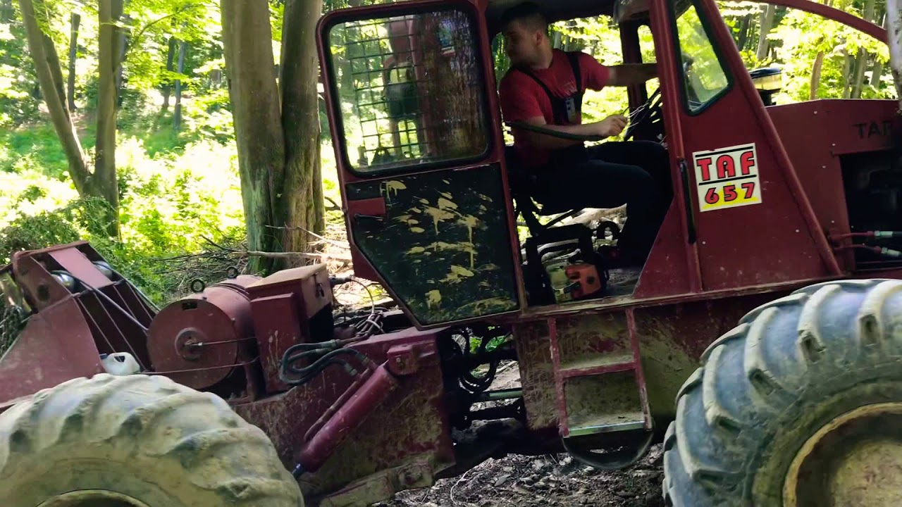 LKT - TAF 690 ťažba dreva - YouTube