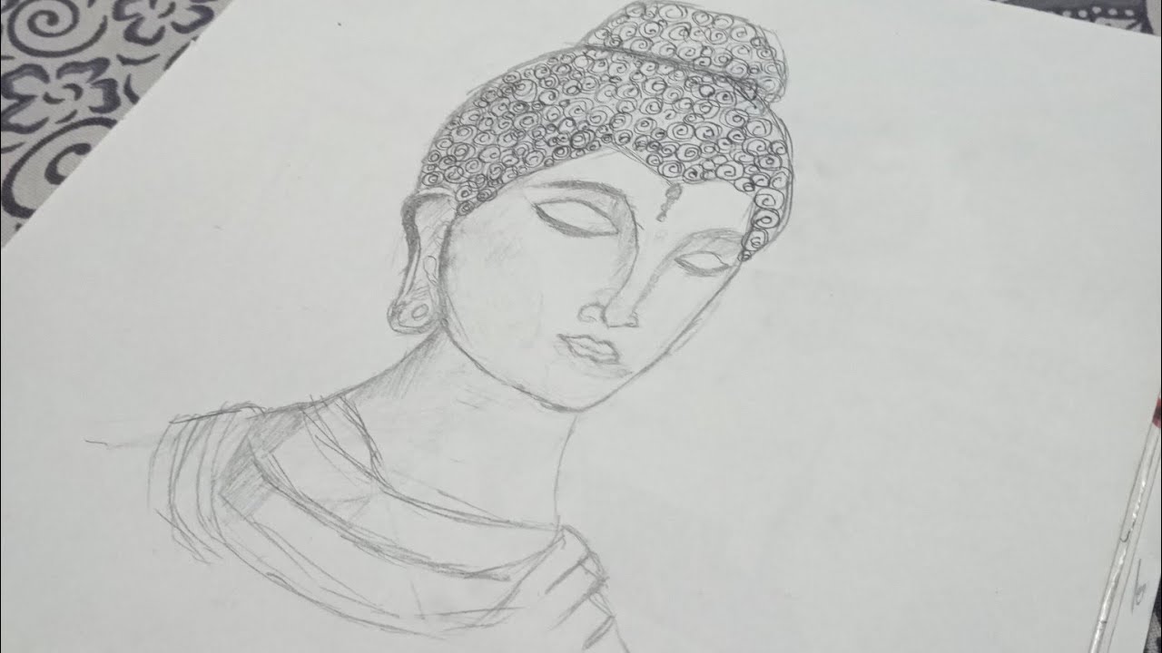 Buddha Dev Drawing || Real time || - YouTube