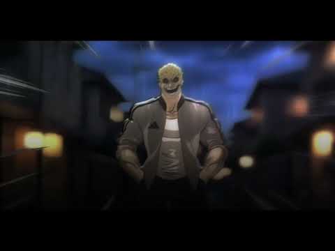 Raian kure vs murase (like jack hanma)/baki (garouden)vs kengan animation fight
