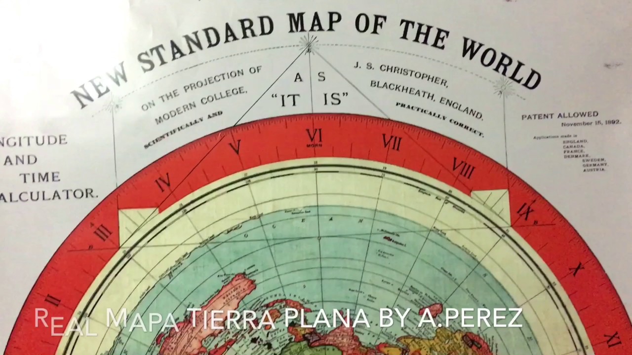 344 - Tierra Plana - Estudiando Real Mapa de Nuestra Tierra - YouTube