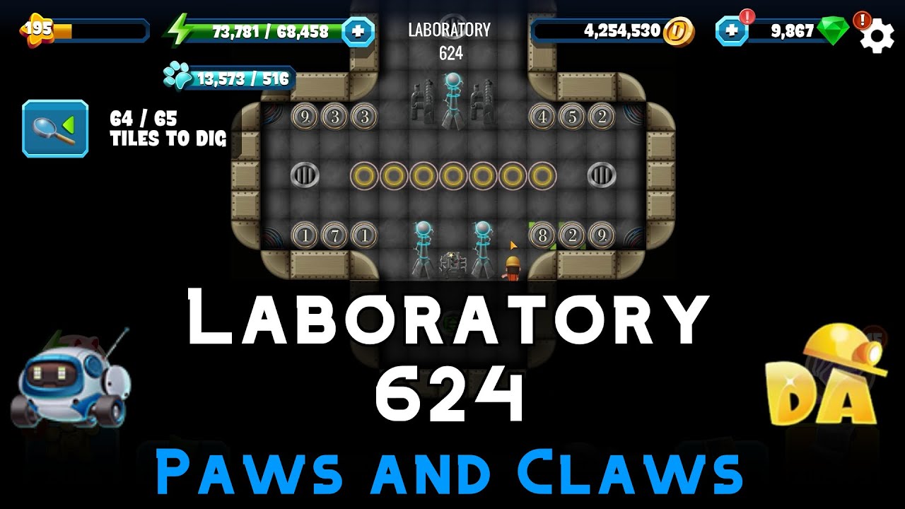 Laboratory 624 (Part 2) | Paws and Claws #7 | Diggy's Adventure - YouTube