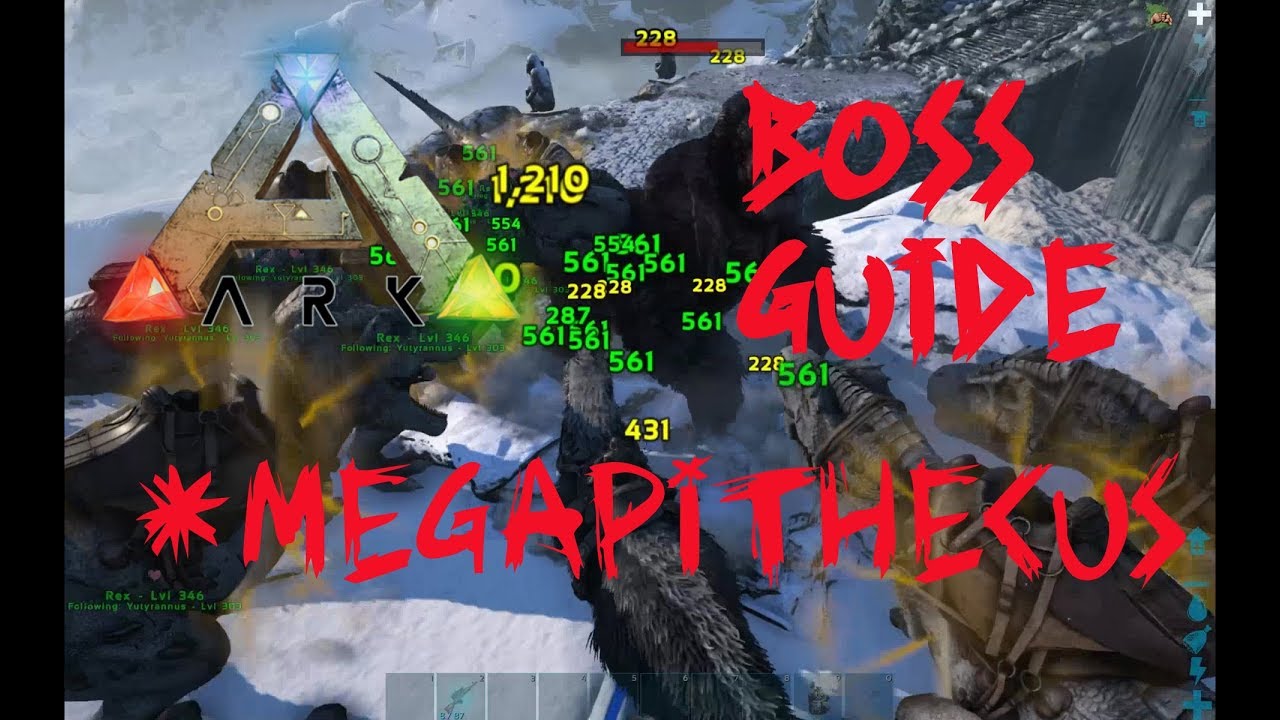 ARK Survival Evolved: Boss-Guide - Megapithecus Solo - YouTube