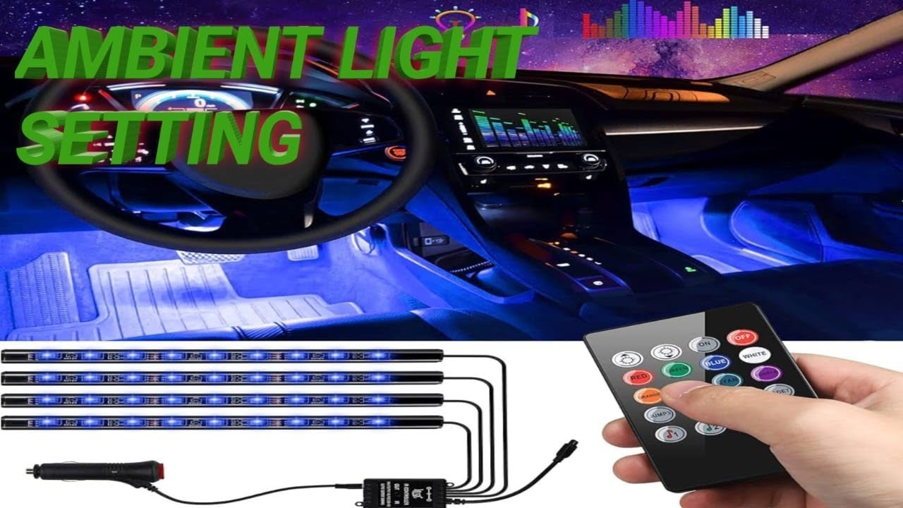 Ambient Light setting /Ho to Make setting ambient light - YouTube