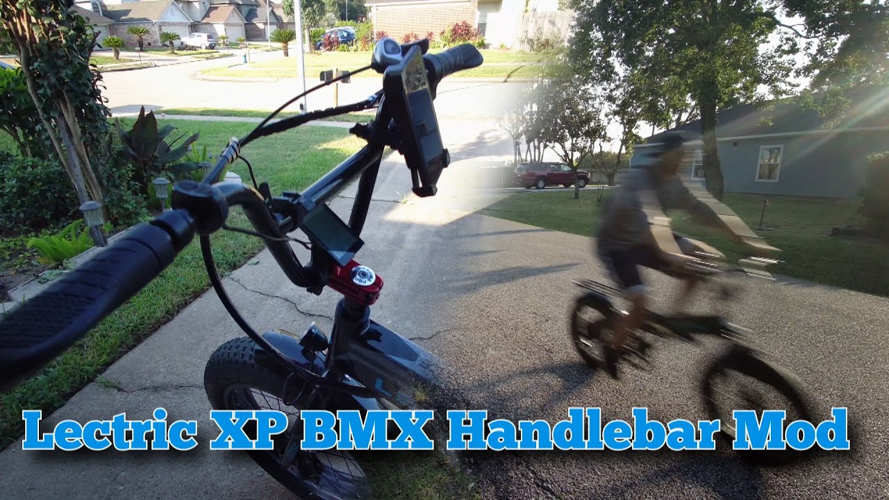 Lectric XP BMX Handlebar Mod - Is it worth it? - YouTube