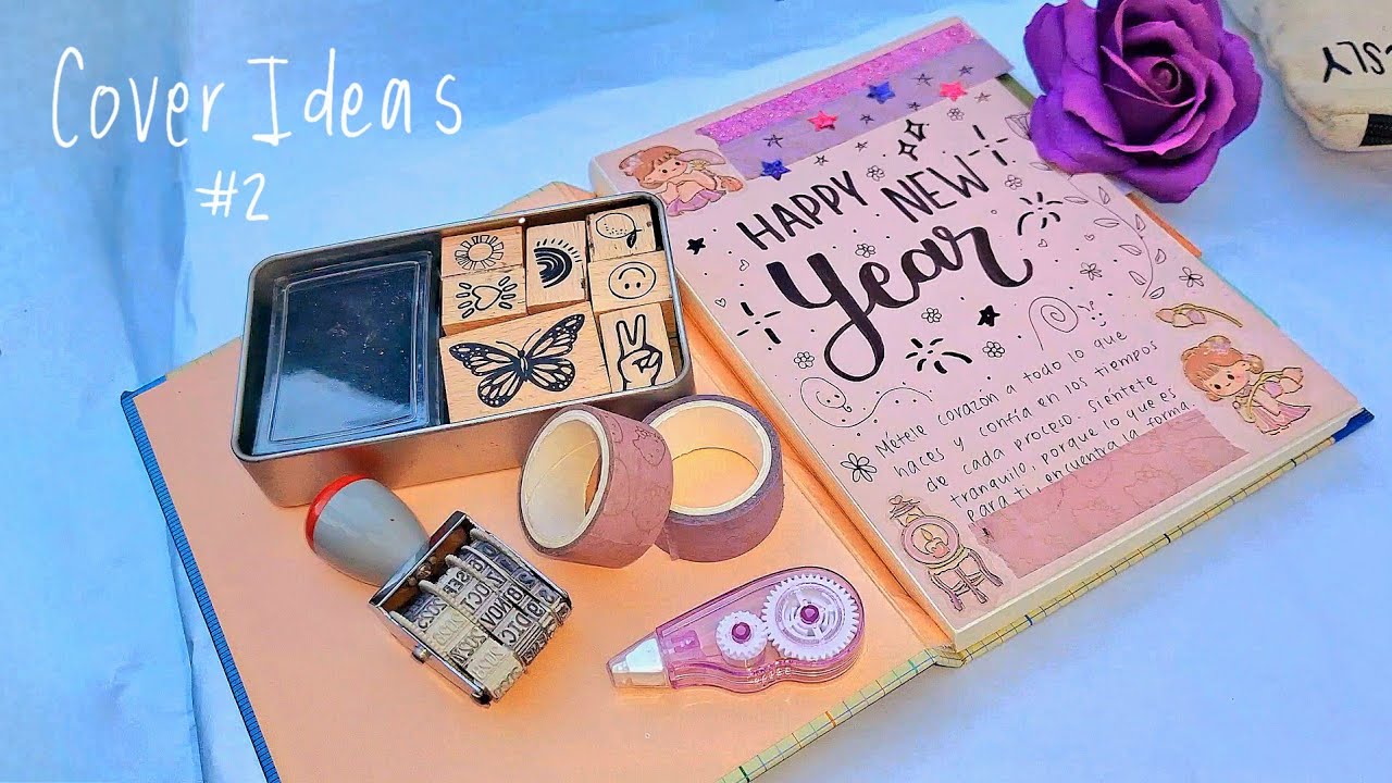 📙 Bullet Journal Cover Ideas #2 ¡Haz una portada más Creativa!💫 - YouTube
