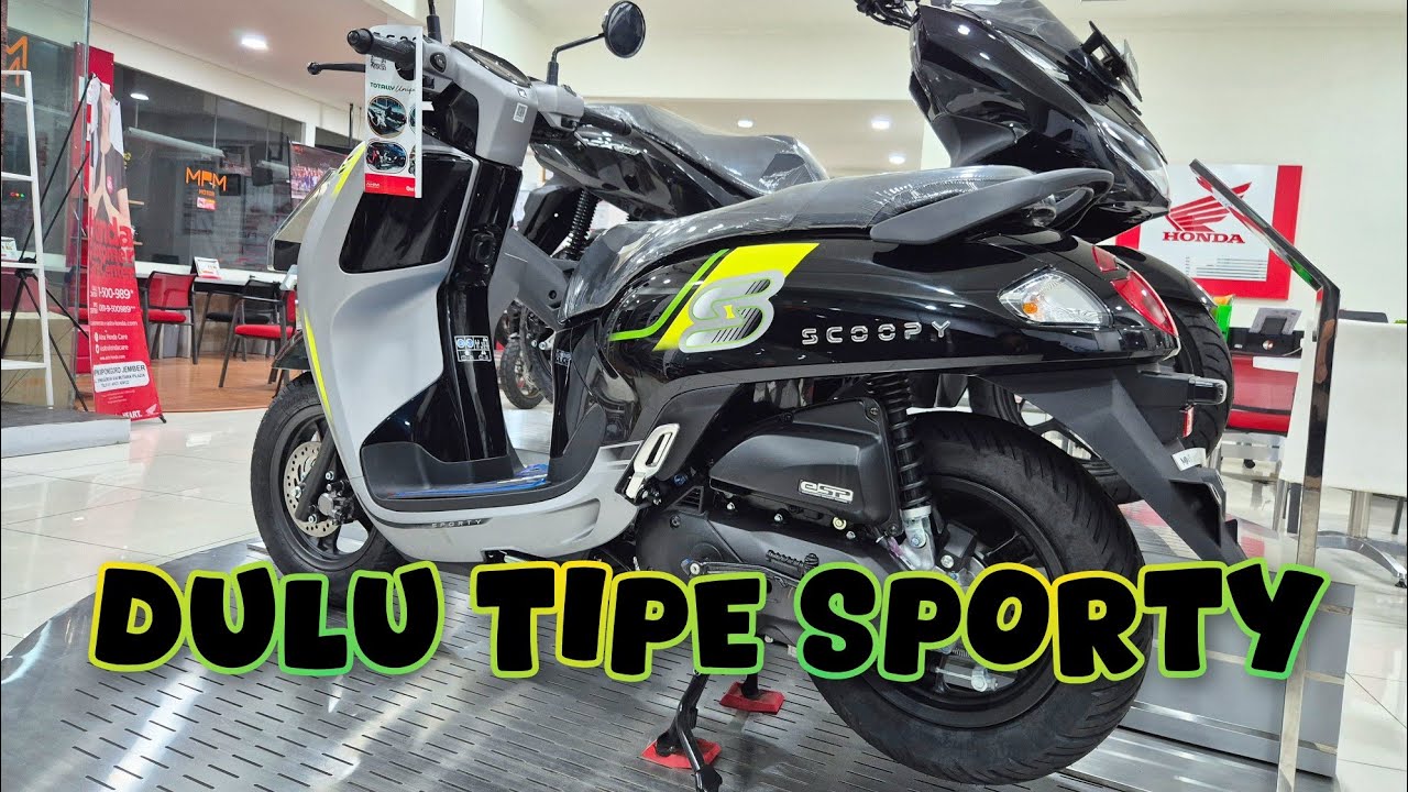 Scoopy Paling Murah ? new SCOOPY ENERGETIC SILVER HITAM ️ - YouTube