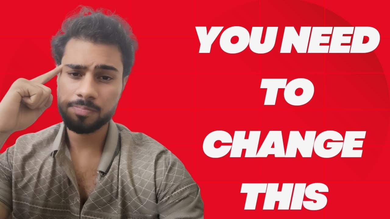 Change this to change everything! The only solution| - YouTube