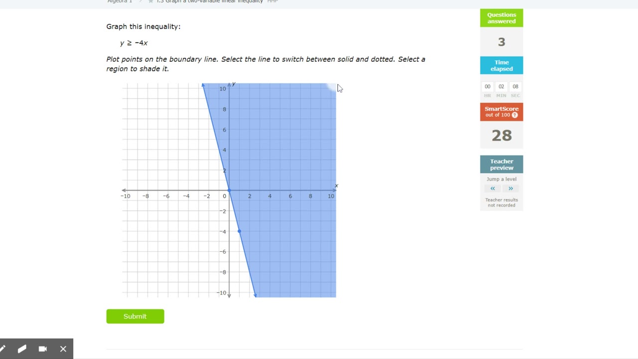 IXL Algebra 1 T.3 Tutorial - YouTube