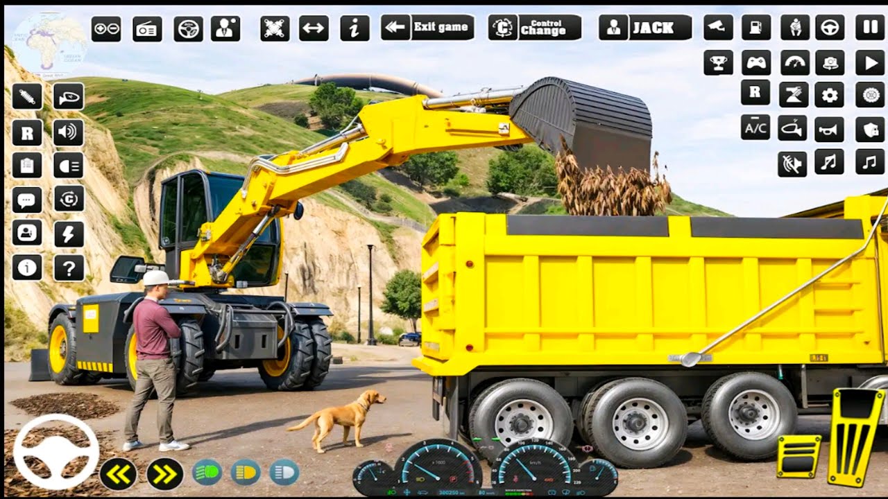 Real Construction Simulator - JCB Excavator Driving Gameplay 3D - YouTube