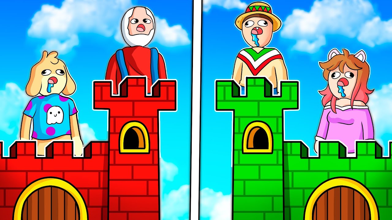 ¡ENTRAMOS a un CASTILLO de PLASTILINA! 😂💥🏰 HUMAN FALL FLAT con ...