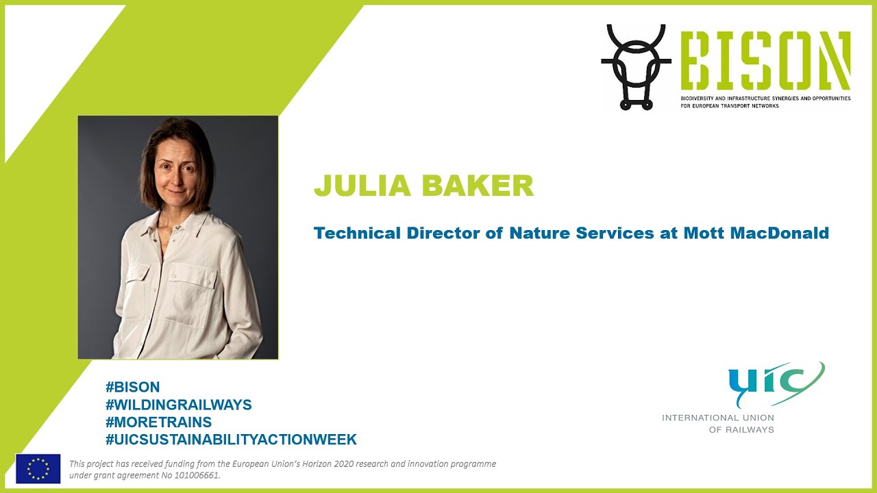 Rail Event - BISON WILDING RAILWAYS, 27/2/2023: Mott MacDonald, Julia Baker - YouTube