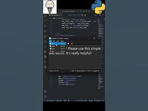 Python: Text Editor #python #python Text #python editor #python text ...