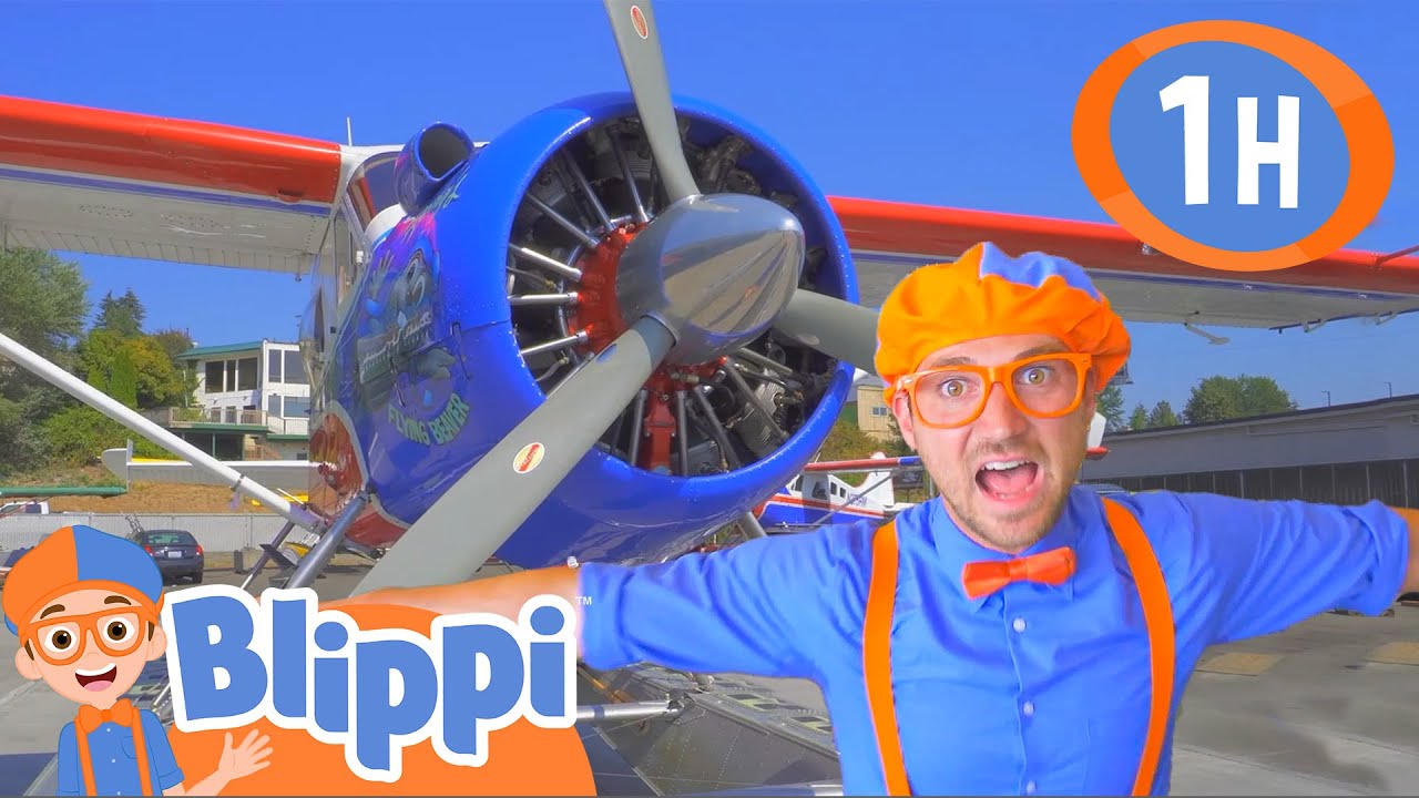 Blippi Explores a Seaplane | 1 HOUR BEST OF BLIPPI | Educational Videos ...