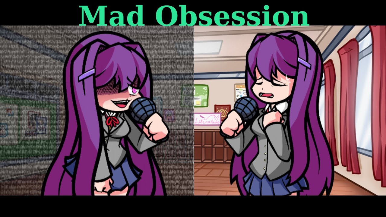 Friday Night Funkin - Doki Doki Takeover: New Poems - Mad Obsession ...