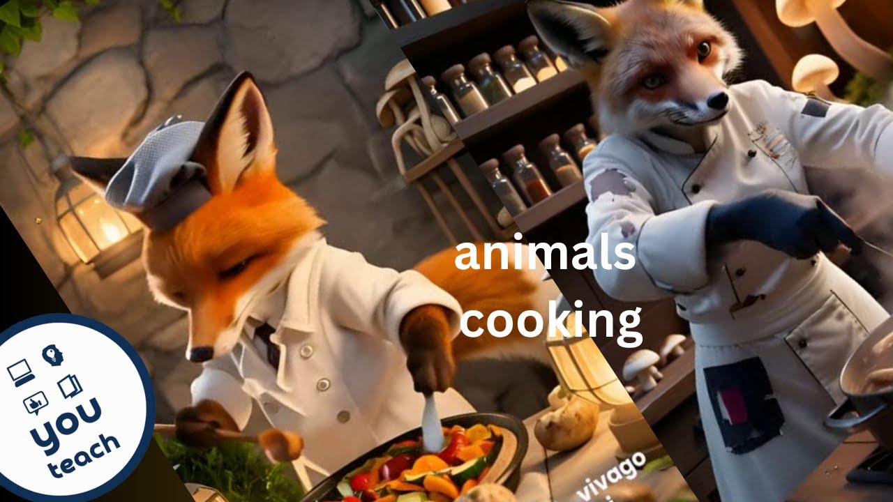 Animals cooking - YouTube