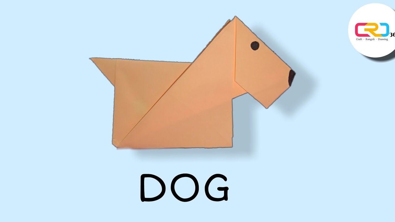 How to Make Paper Dog | Origami for Kids | Origami Dog Tutorial | Easy ...