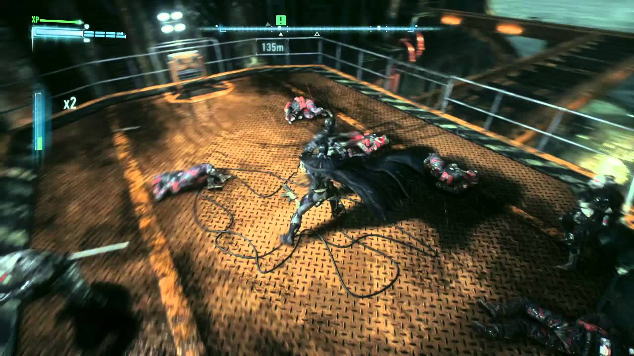 Batman contre des ninjas (Batman Arkham Knight) - YouTube