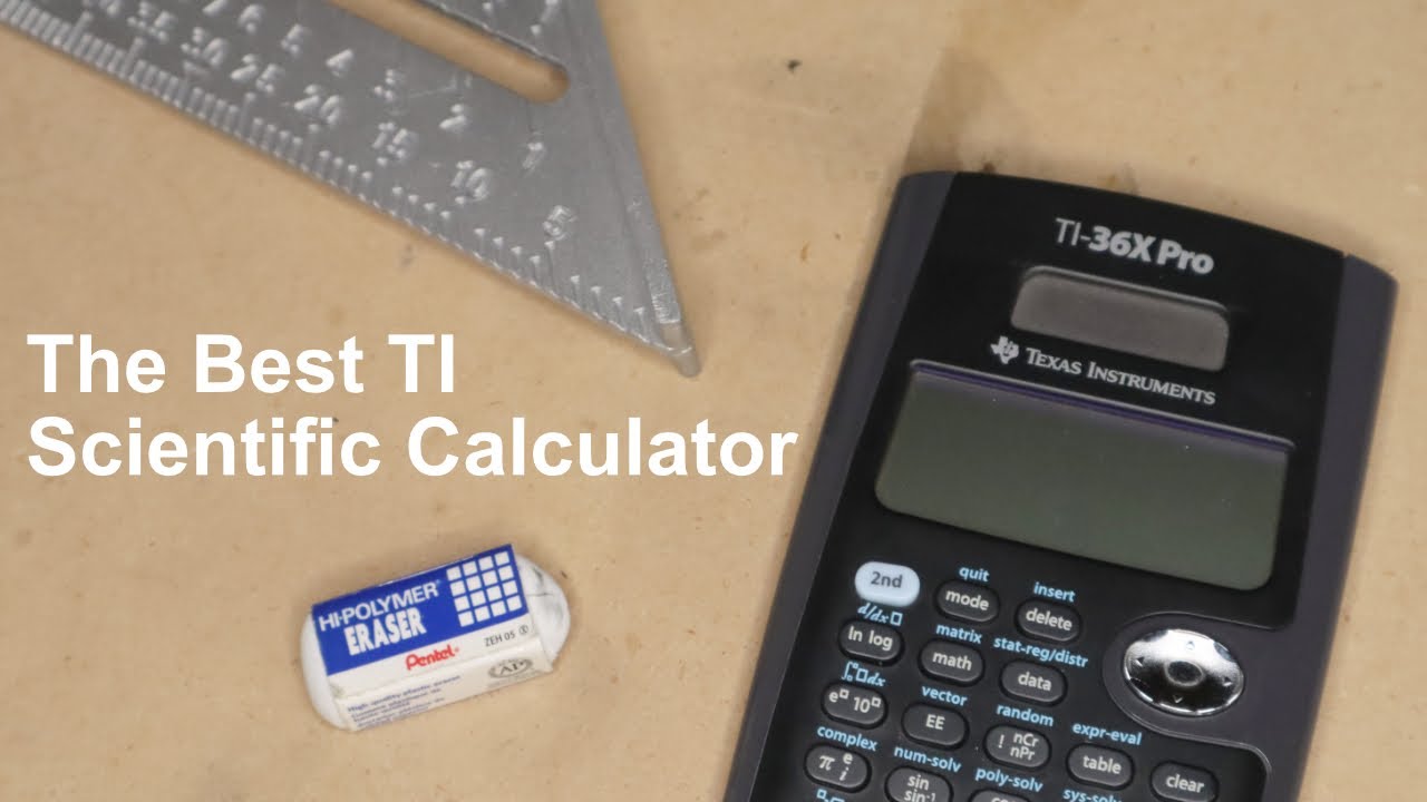 TI 36X Pro Scientific Calculator Review YouTube