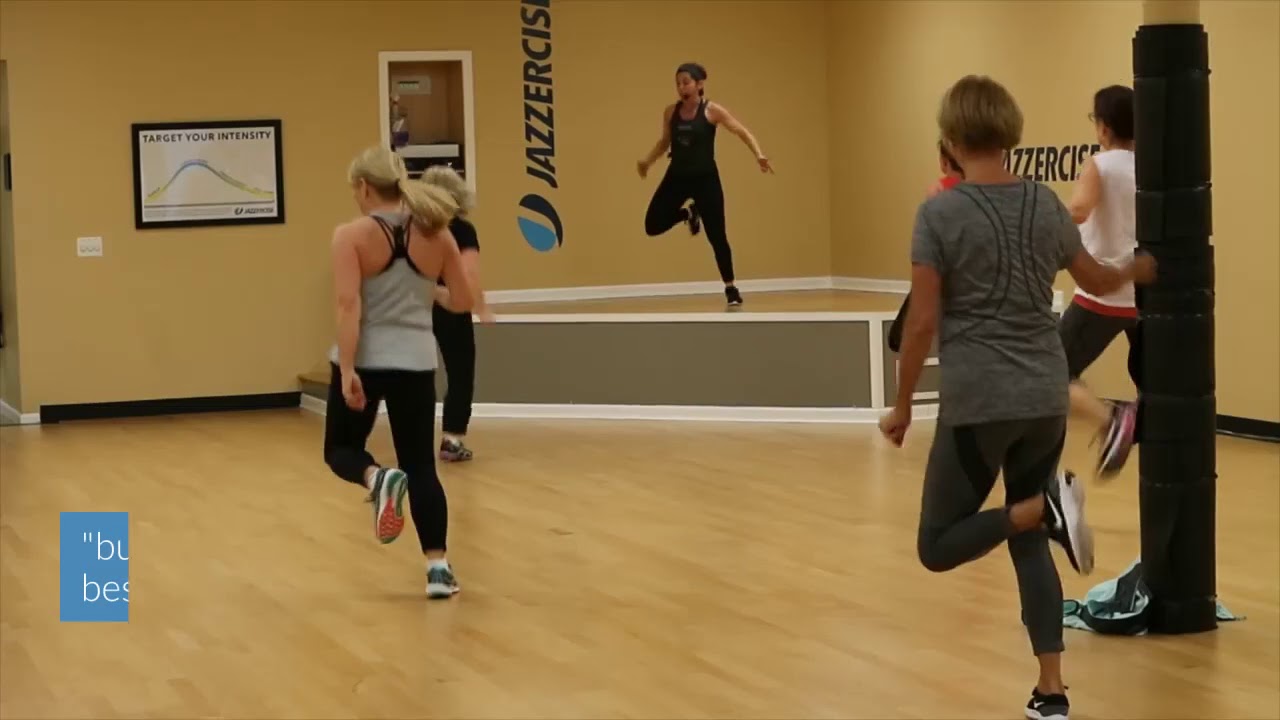 Jazzercise Fitness Center Workout in Howell New Jersey - YouTube
