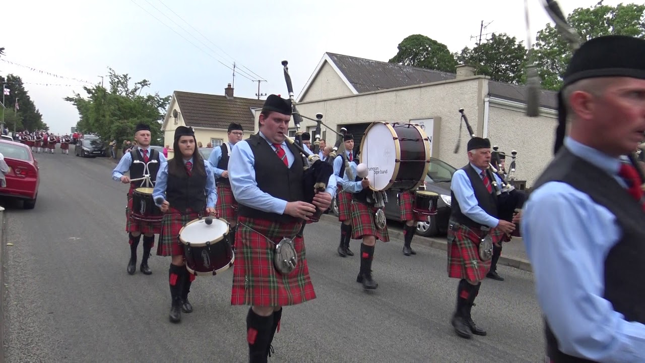 Drumquin Pipe Band @ Killen Mini 12th 2019 - YouTube