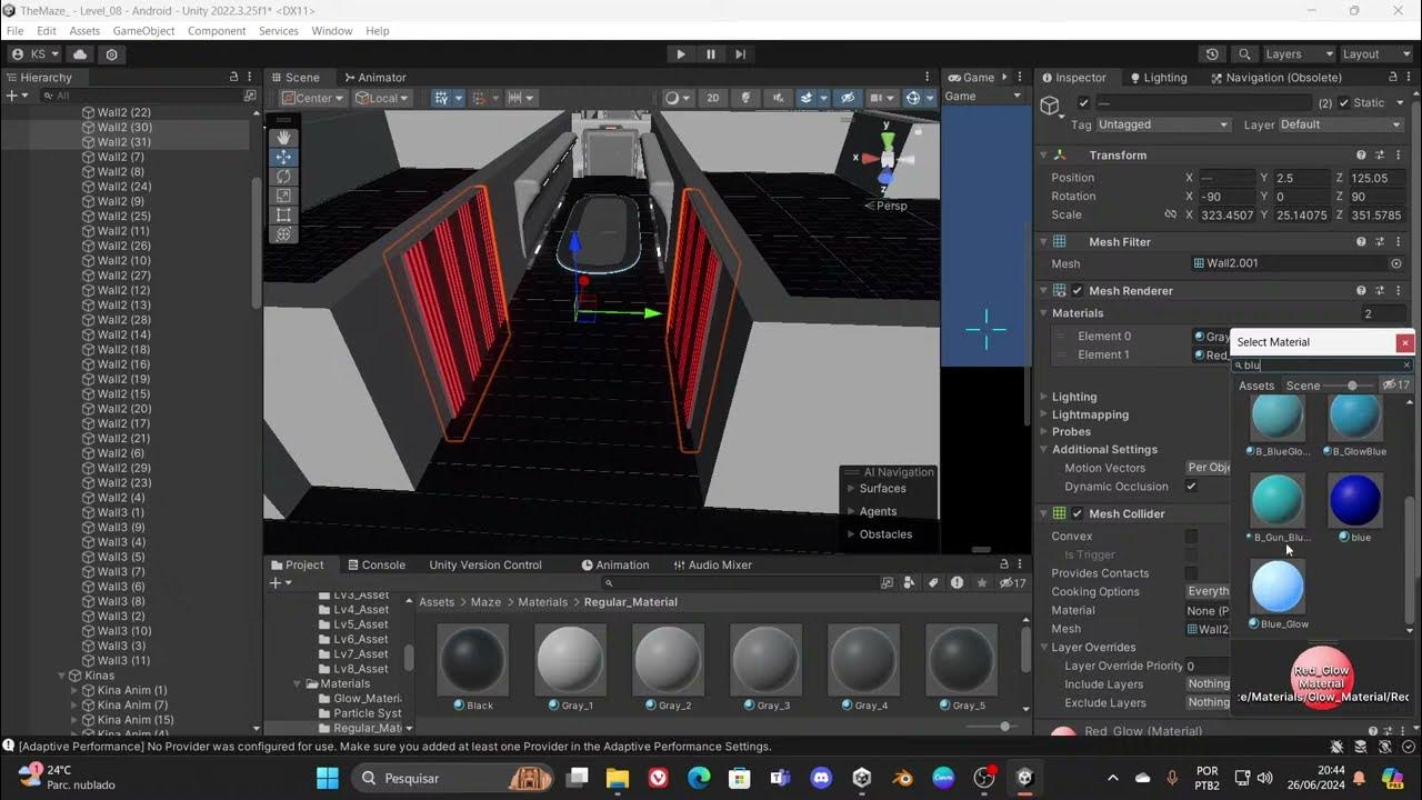 Montando Level 8 - The Maze (Unity) - part 3 - YouTube
