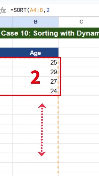 Dynamic Range Sorting in Google Sheets - YouTube