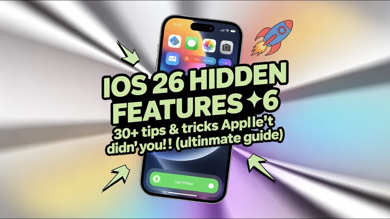 iOS 26 Hidden Features 🚀 30+ Tips & Tricks Apple Didn’t Tell You ...