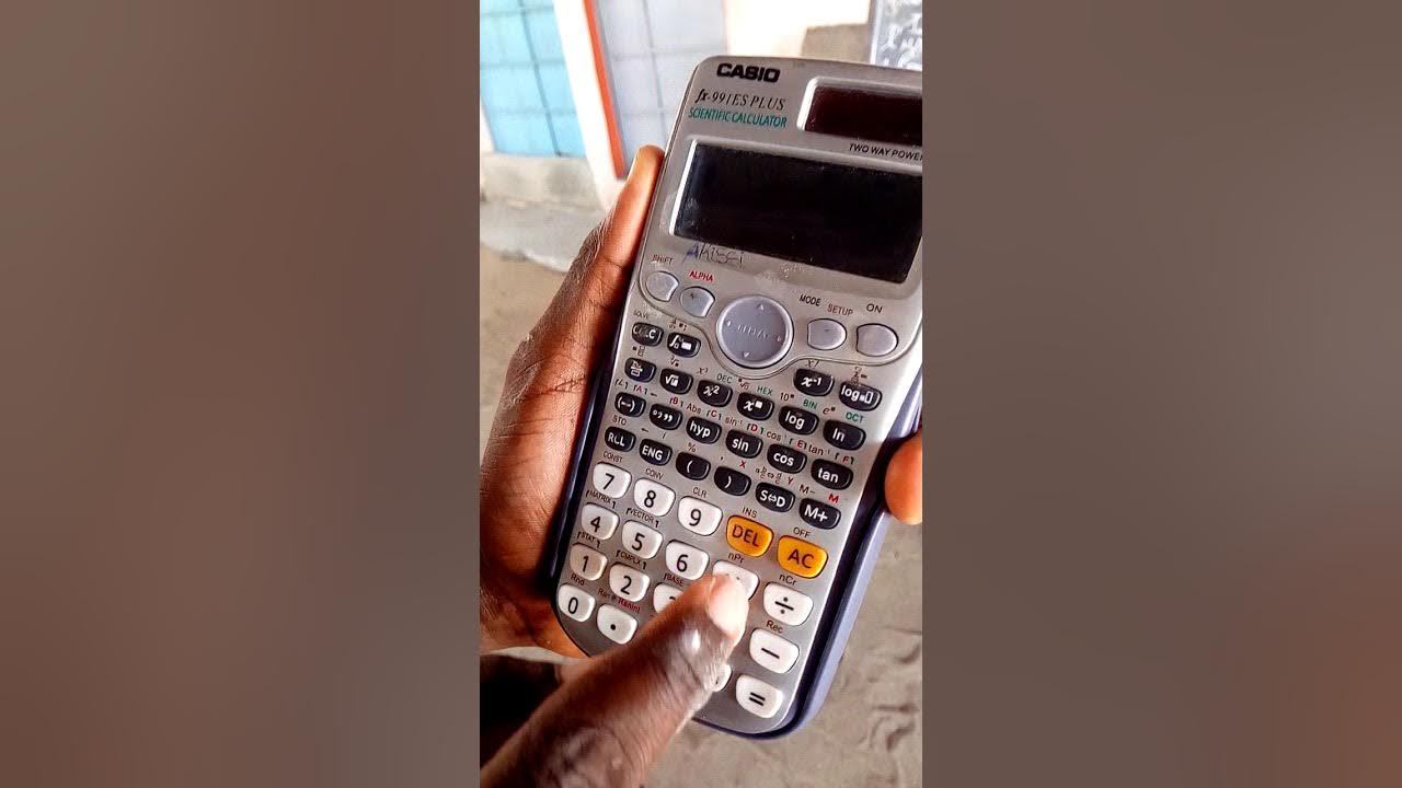 Calcul de probabilités avec calculatrice Casio - YouTube