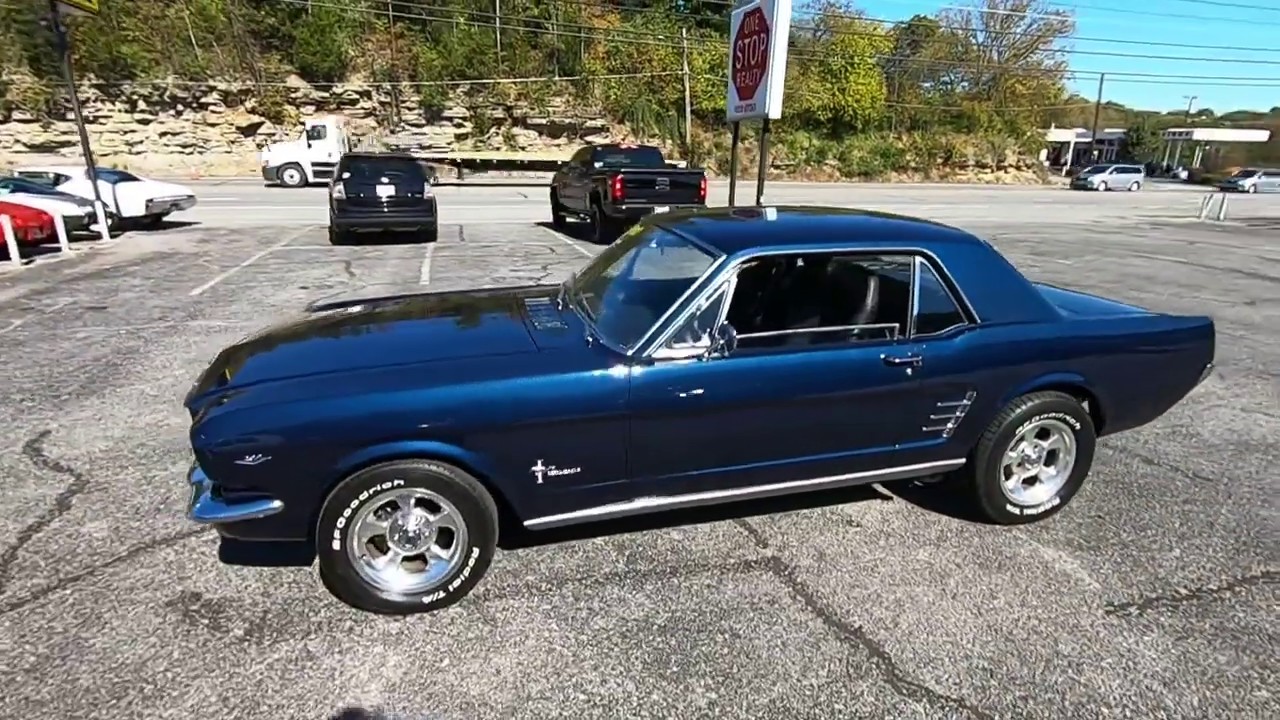 1966 Ford Mustang SOLD $15,900 Maple Motors Walk - YouTube