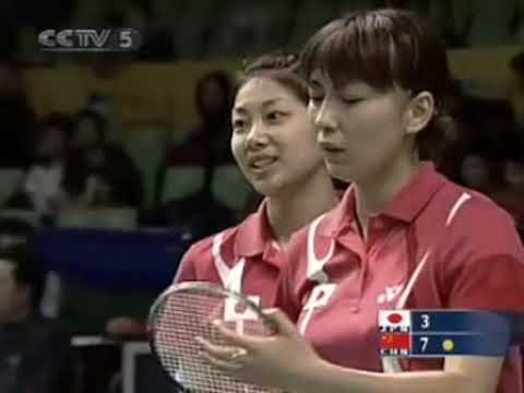 [Badminton][ChinaMaster][2006] Wei Yili Zhang Yawen vs Kumiko Ogura ...