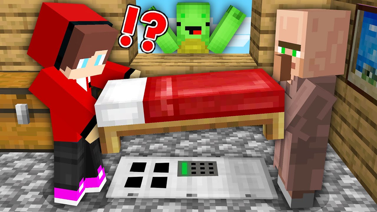 Mikey Found this SECRET of JJ - Funny Story in Minecraft (Mazien Mizen Maizen) - YouTube