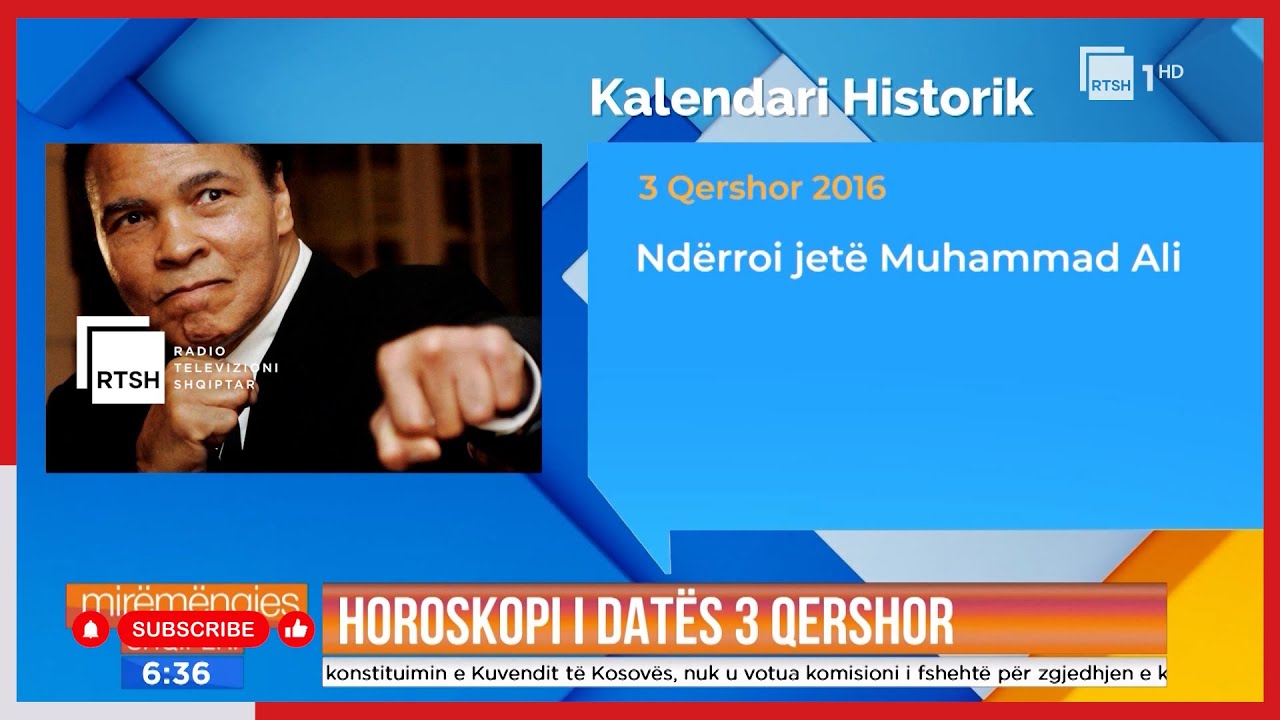 Kalendari historik - 3 Qeshor | Mirëmëngjes Shqipëri - YouTube