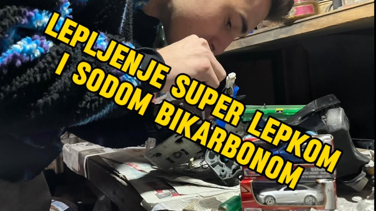 Kako zalepiti nesto super lepkom i sodom bikarbonom, dvokomponentnim ...