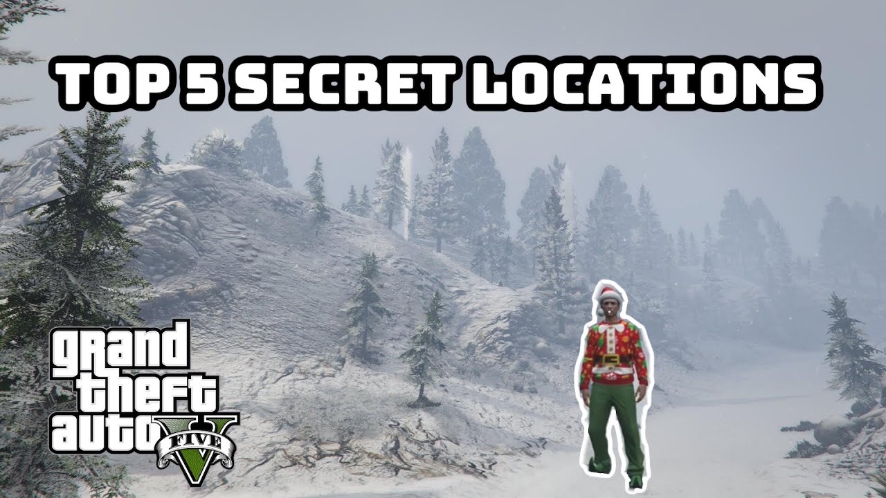 Top 5 Secret locations In GTA 5 (Glitched Spots) - YouTube