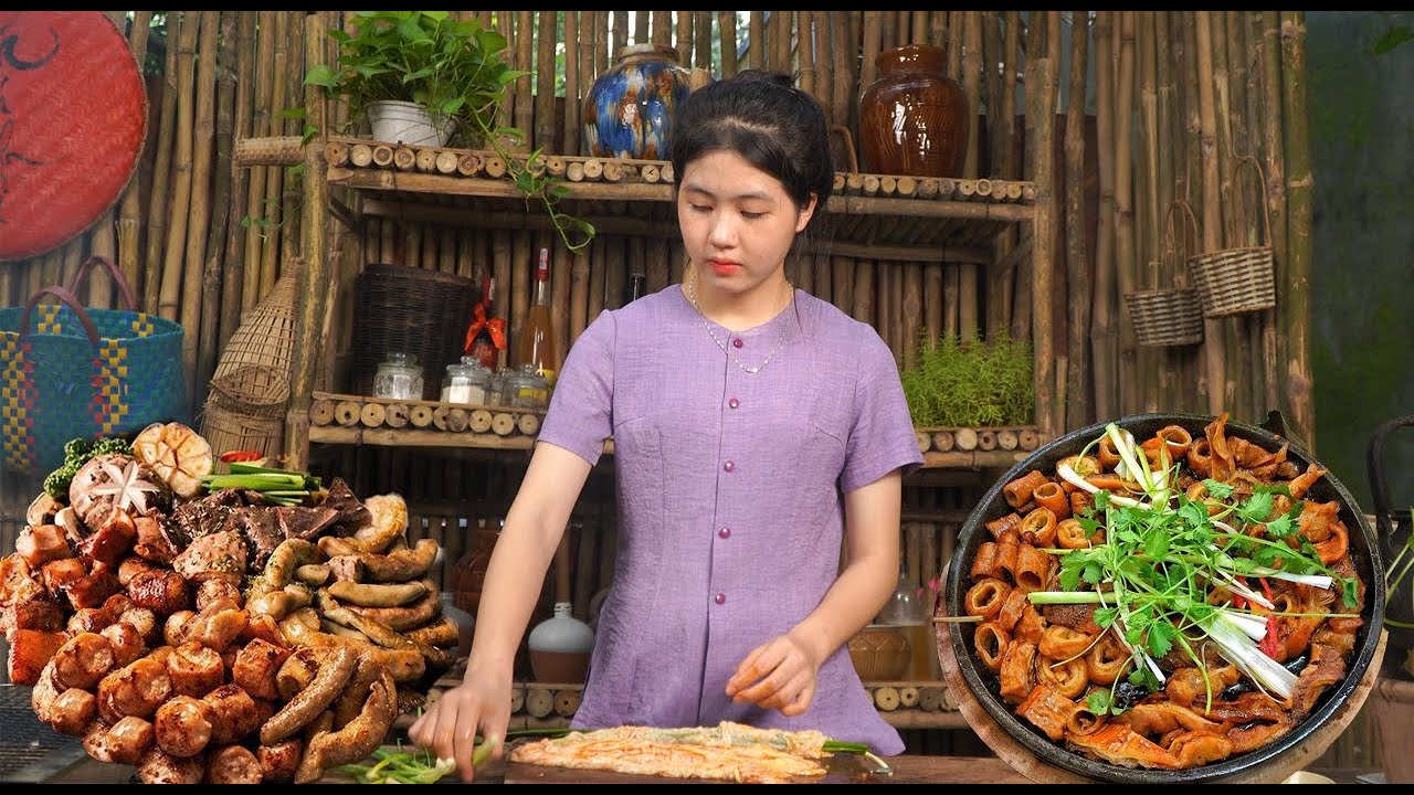 Charcoal Grilled Pork Intestines - Delicious Dish for the Weekend ...