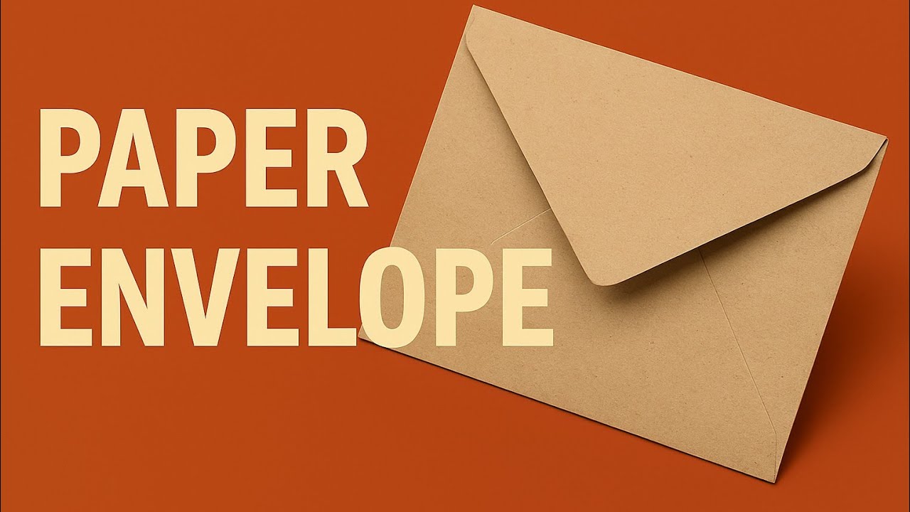 Make an Envelope from Paper (No Glue Needed!) | How to Make a Paper ...