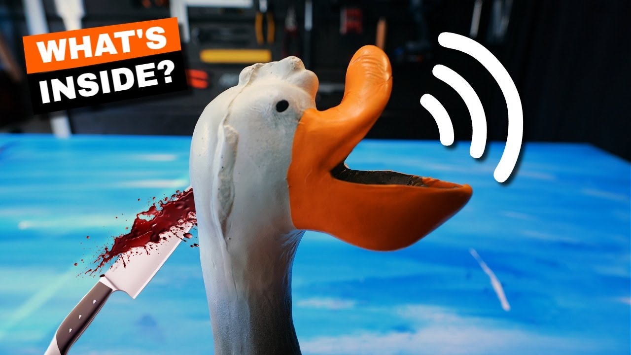 Let's look inside a screaming rubber duck - YouTube