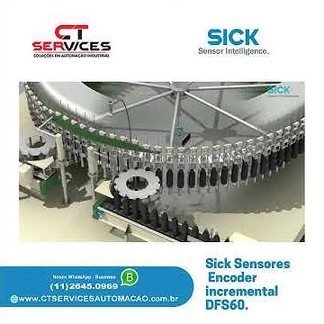 Sick Sensores - Encoder incremental DFS60. - YouTube