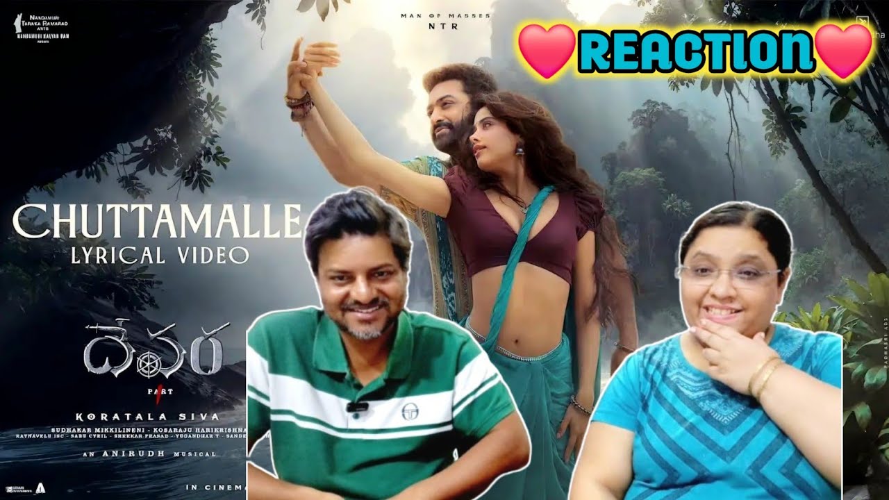 Chuttamalle song reaction | Devara Second Single | NTR | Janhvi Kapoor ...