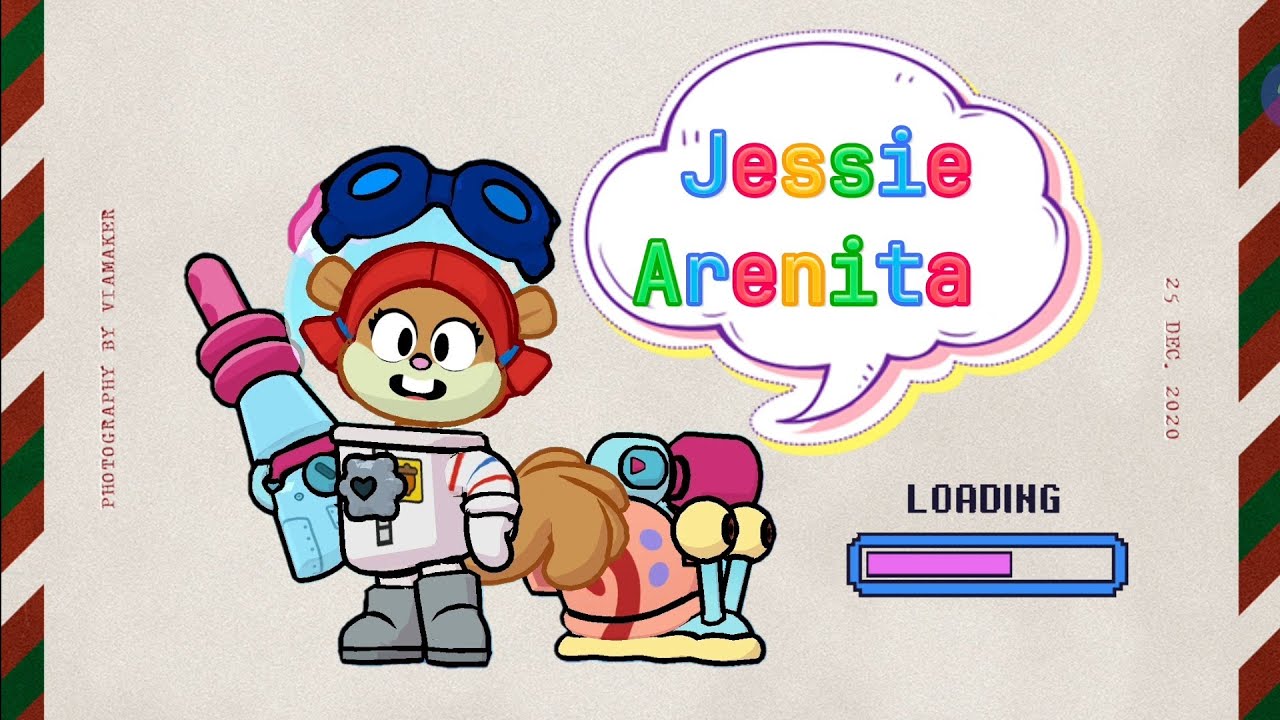 Jessie Arenita Brawl stars - YouTube