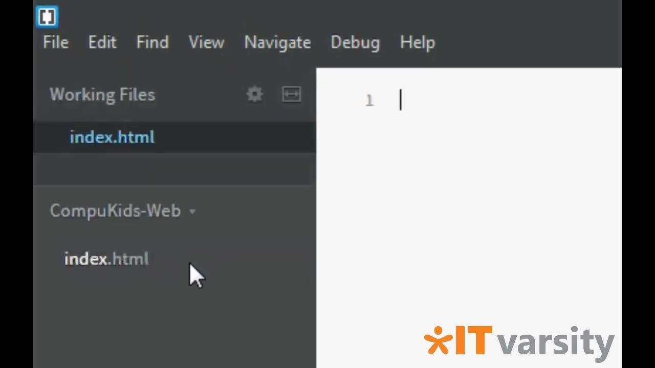 ITVarsity FNB app academy section 1 lesson 2 setting up workspace #FNBAcademy #IT#coding# ...