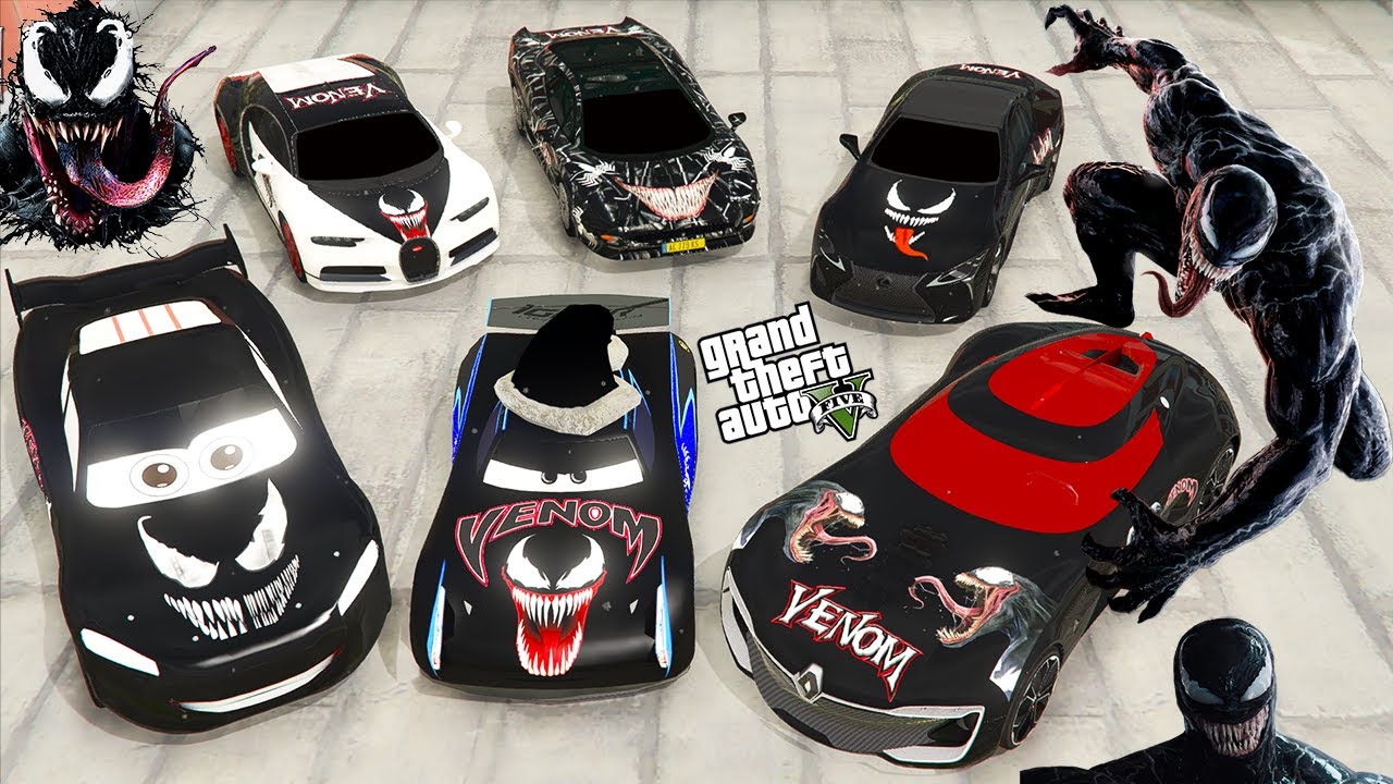 GTA 5 - Stealing VENOM Modified cars with FRANKLIN ! ( Real life cars ...