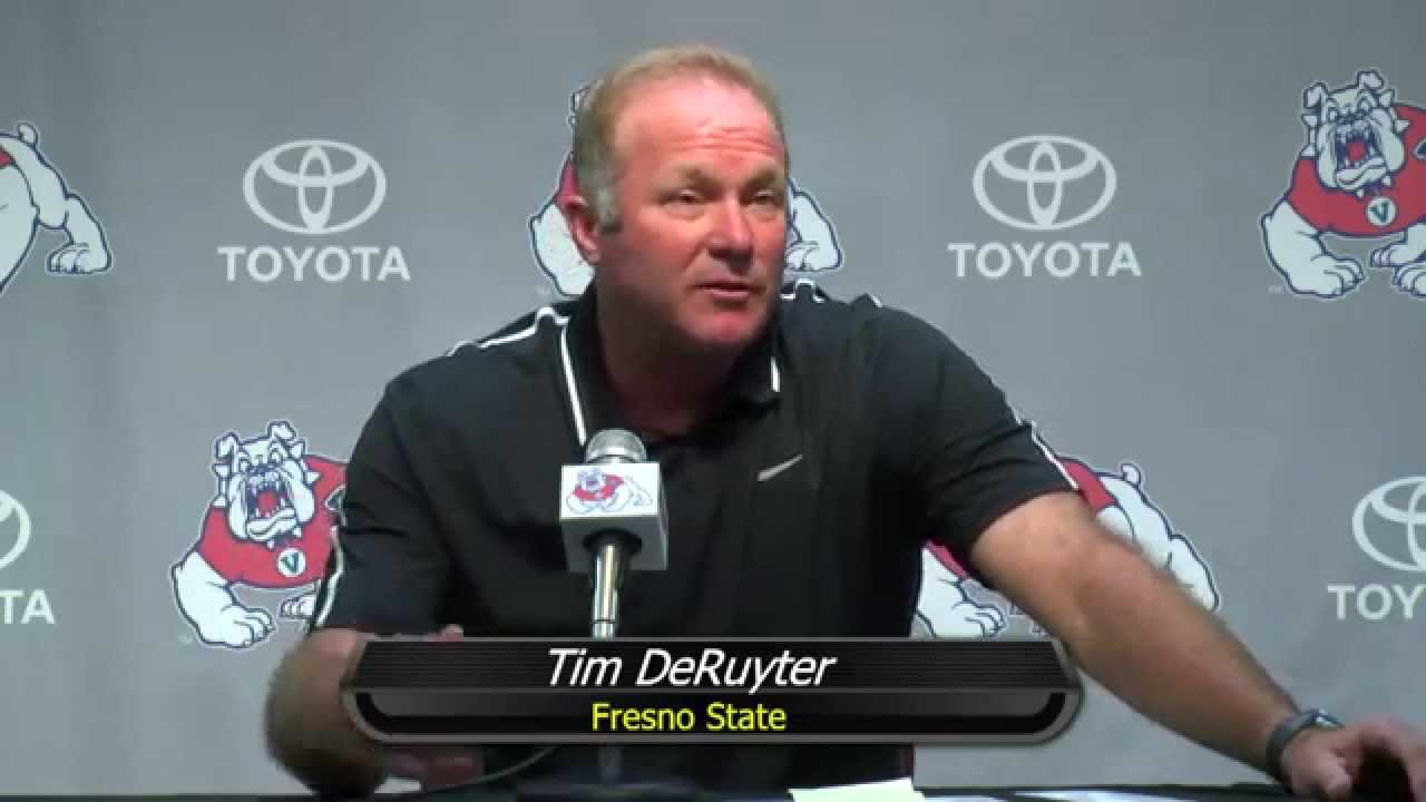 2015 Tim DeRuyter Preseason Press Conference - YouTube