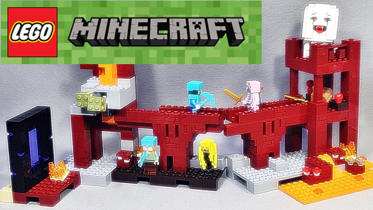 레고 마인크래프트 네더 요새 21122 지옥 조립 리뷰 LEGO Minecraft The Nether Fortress - YouTube