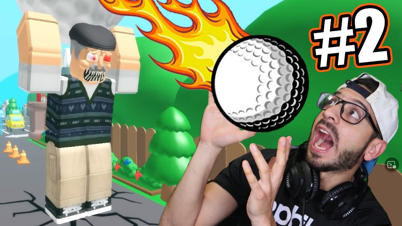 Enfrento al Abuelo Malvado de Roblox | FINAL The Golf Course Obby ...