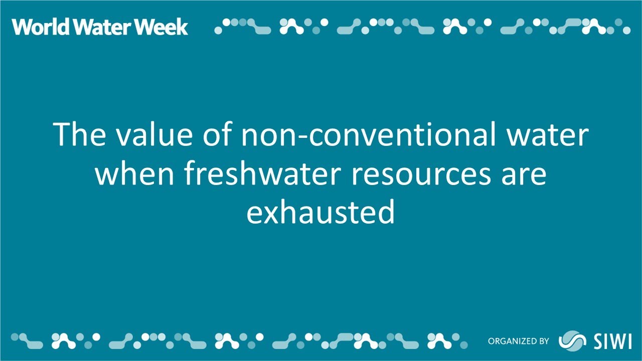 The value of non-conventional water when freshwater resources are ...