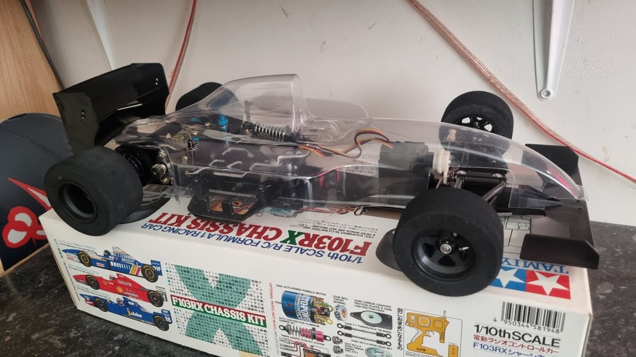 Tamiya F103RX 58194 unboxing and building. Loaded with hopups! F1 RC ...