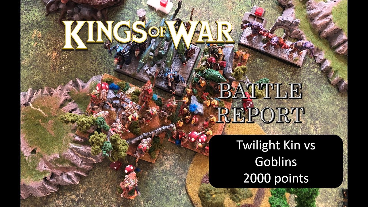 030 - Kings of War Battle Report - Twilight Kin vs Goblins - YouTube